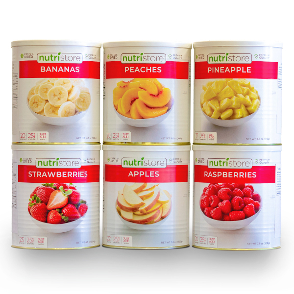 Fruit Combo 6 Pack - Nutristore - Delicious Emergency & Outdoor Food ...