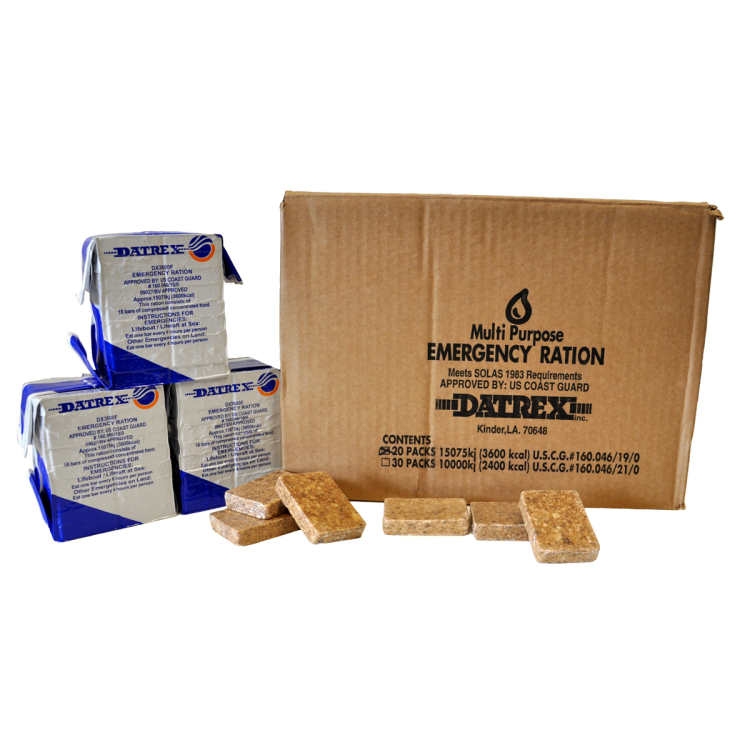 Datrex Emergency Food Ration Bars - Case of 20 - Delicious Emergency & Outdoor Food from Briden ...