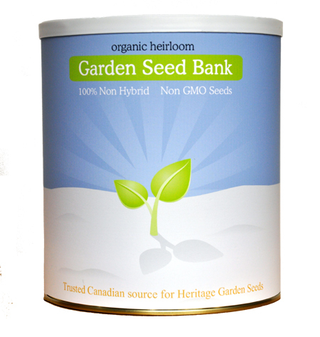 Garden Seed Bank - Heirloom (Chief Mountain Harvest - #10 can ...