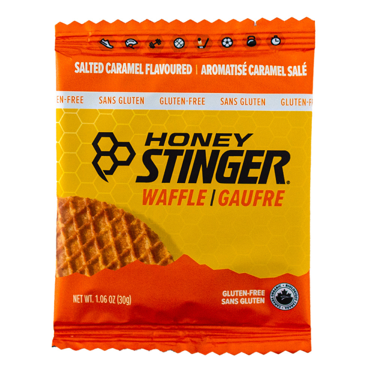 Gluten Free Organic Energy Waffle - Salted Caramel (Honey Stinger) - Delicious Emergency ...